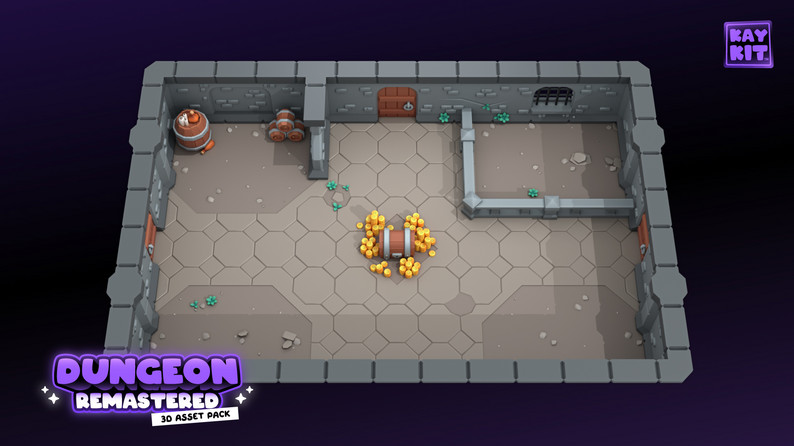 KayKit - Dungeon Pack Remastered by Kay Lousberg