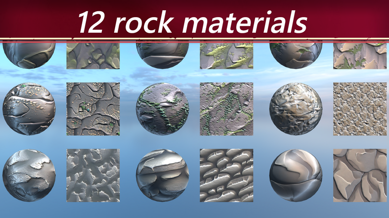 50 FREE Stylized Materials/Texture Sets by CaptainCatSparrow