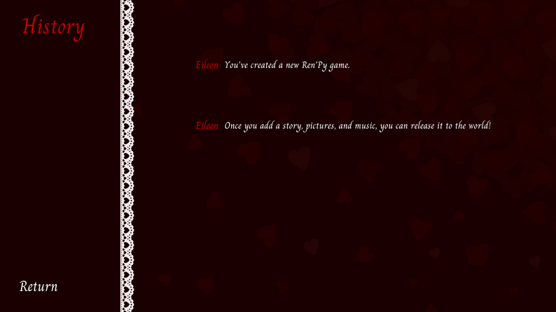 Steamy Romance Ren'py GUI Design by Jaime Scribbles Games