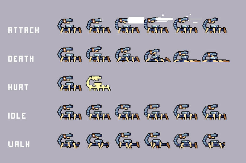 Desert Bandits Pixel Art by Free Game Assets (GUI, Sprite, Tilesets)