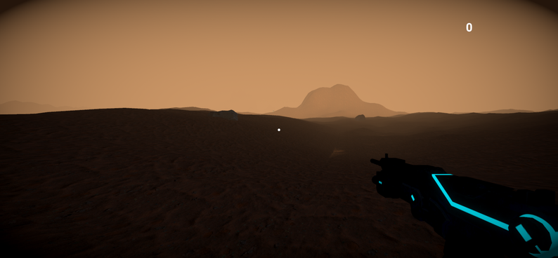 Alone On Mars by The Side