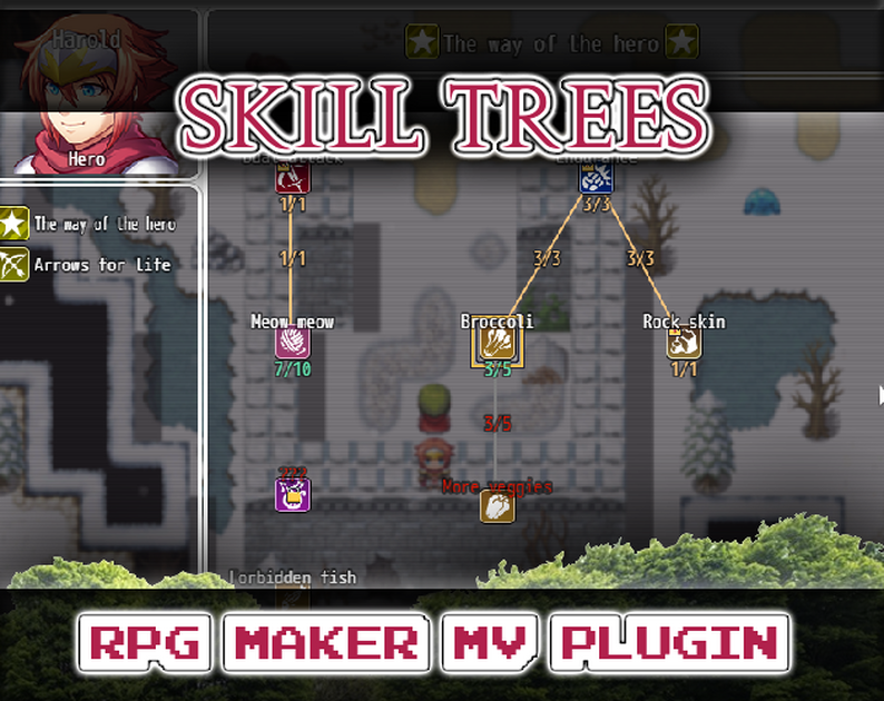 Skill Trees - Rpg Maker MV plugin by Lheku Qhukyaru