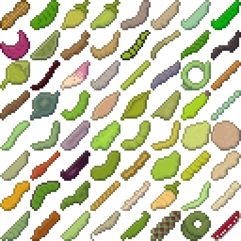 Spriteforge'd: Beans Pack by Wayland's Sprite Forge