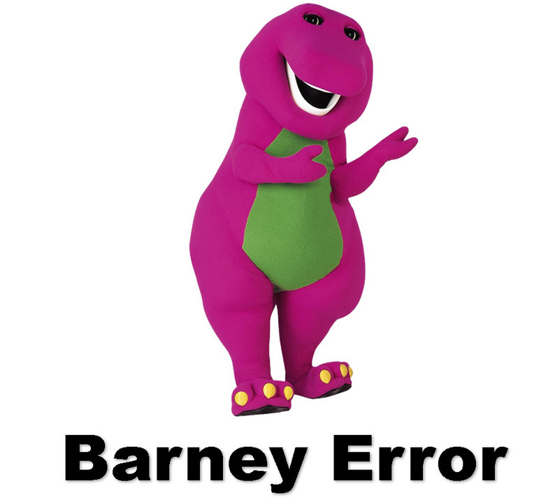 Barney Error 2023 Edition by KRKennyManhen