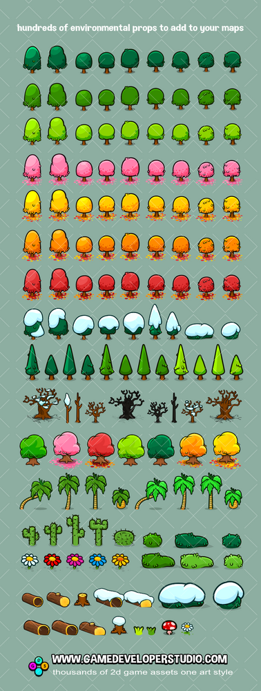 Level map creator mega pack by Robert Brooks - gamedeveloperstudio.com