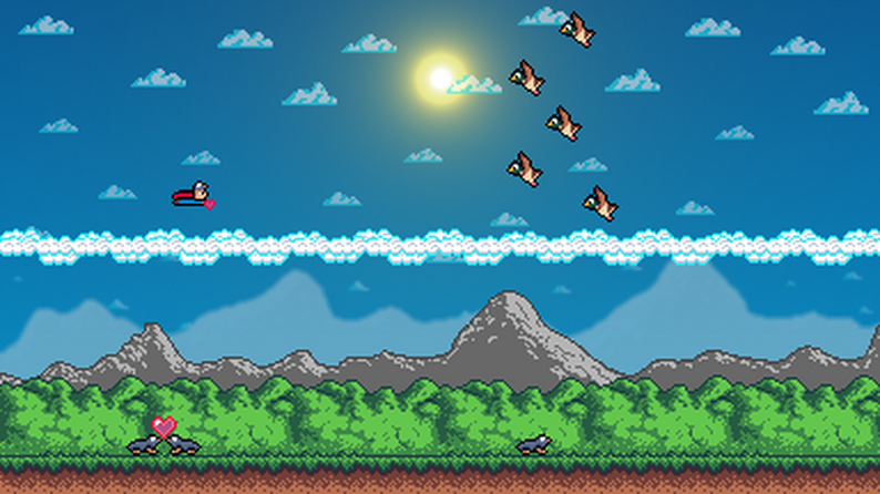 Simple Autorunner Sprites (16x16) by LamaZ Game Studio