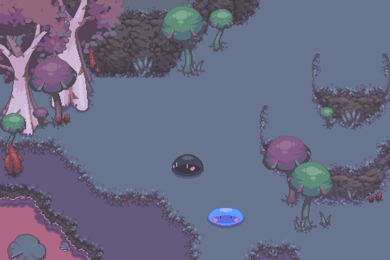2D Pixel Art Game Kit: Hexed Forest by Shimmy