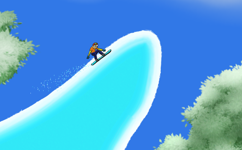 Snow Boarder by Luke McCarron