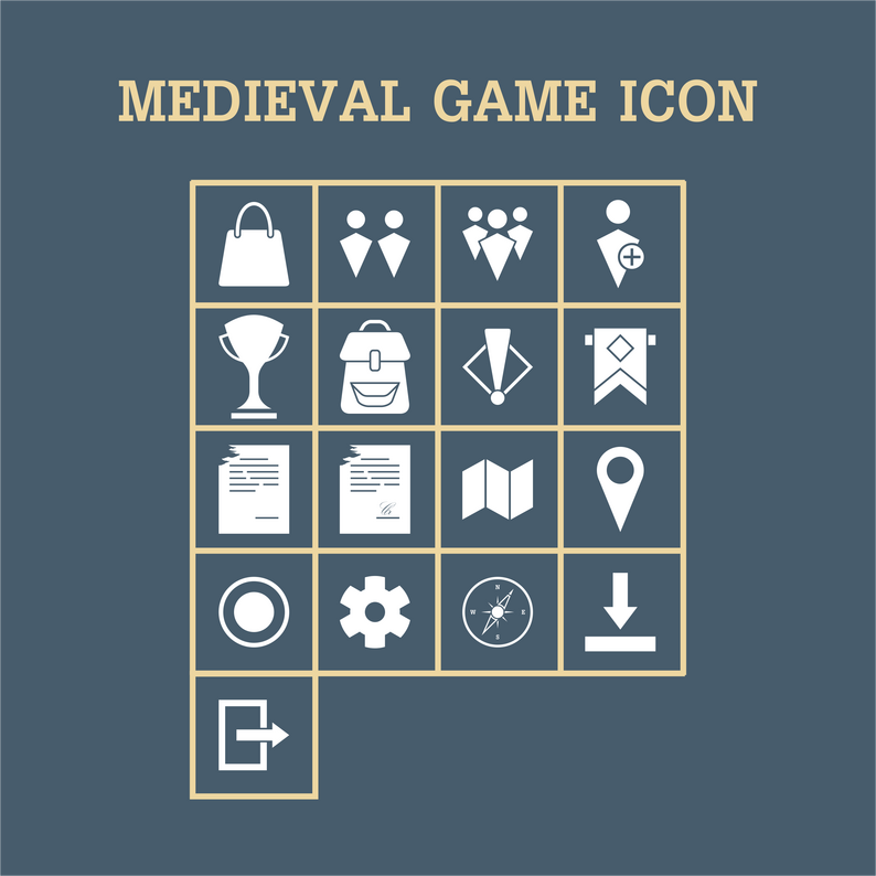 MEDIEVAL GAME ICON by limitation