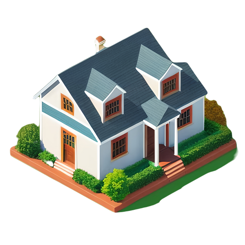 Buildings - Isometric view - PNG transparent by Michael Touchshriek