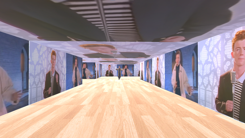 Rickroll Maze by SquishyMelon