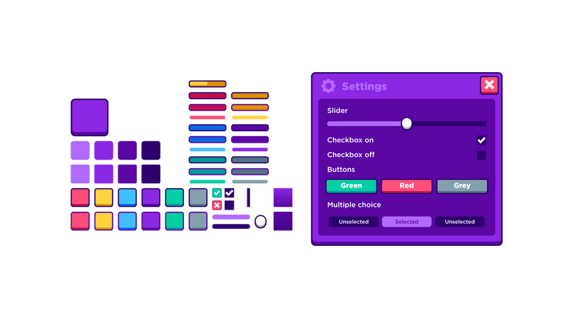 Cartoony UI Pack by Rhos