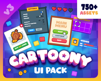 Cartoony UI Pack by RhosGFX