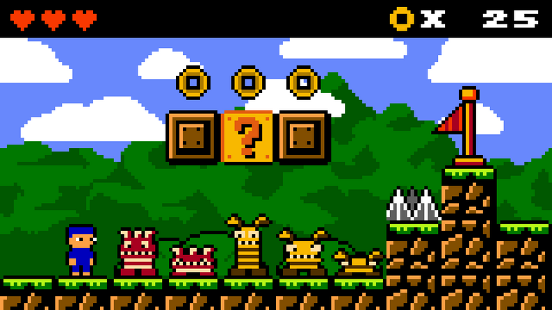 Simple Platformer 16 - NES Style Pixel Platformer | Free Asset Pack ...
