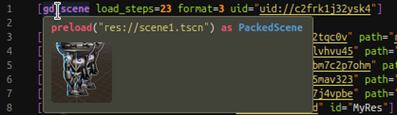 Godot Files Extension for VSCode by Alfish