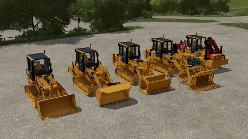 FS22 Cat Track Loader Mega Pack by GEM Group Modeling & Edits