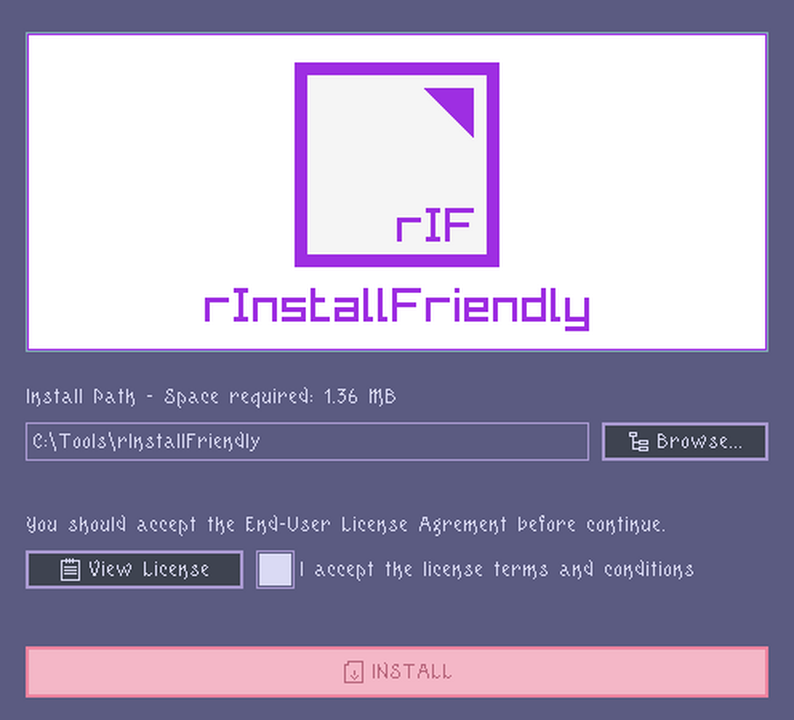 rInstallFriendly by raylib technologies