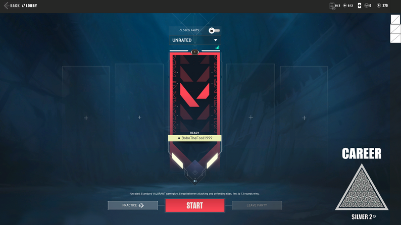 Valorant Main Menu Redesign by HalfHollowTITAN