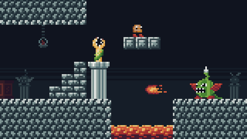 Bizarre Bread Bros – Pixelart Platformer Asset Pack (8x8) by JuhoSprite