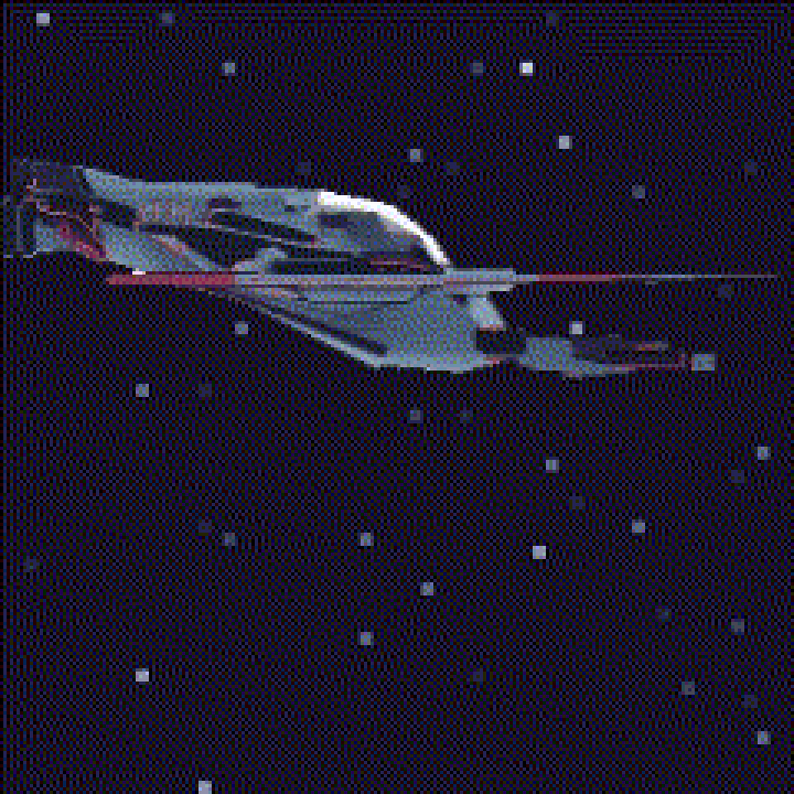 Stellar Spaceships: High-Res 2D Pixel Art by ASTek Game Studio