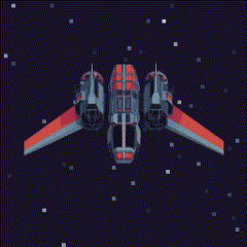 Stellar Spaceships: High-Res 2D Pixel Art by ASTek Game Studio