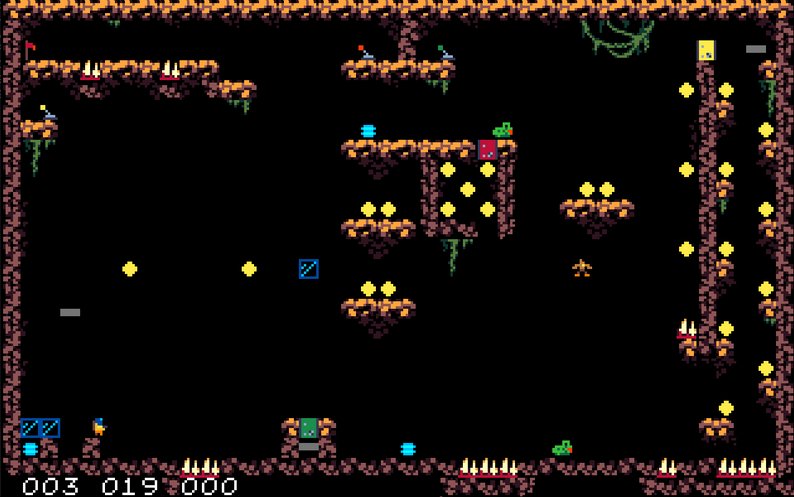 Space Cavern Blaster (C64, Amiga, Atari ST, DOS, Megadrive / Genesis ...