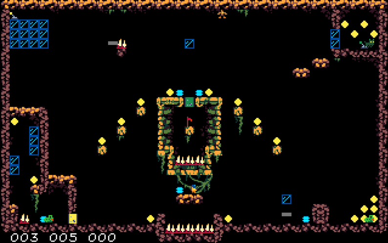 Space Cavern Blaster (C64, Amiga, Atari ST, DOS, Megadrive / Genesis ...