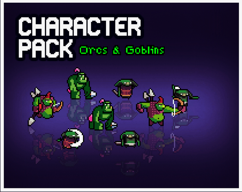 [CHARACTER PACK] ORCS & GOBLINS (Animation Pack) by overboy