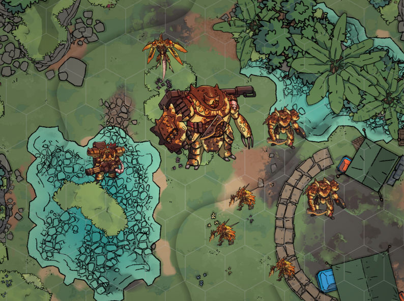 Mech Tokens - House of Thorn by Naruga