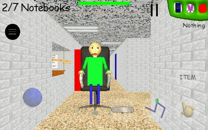 Baldi is stuck remastered android mod menu by Baldi V2.0