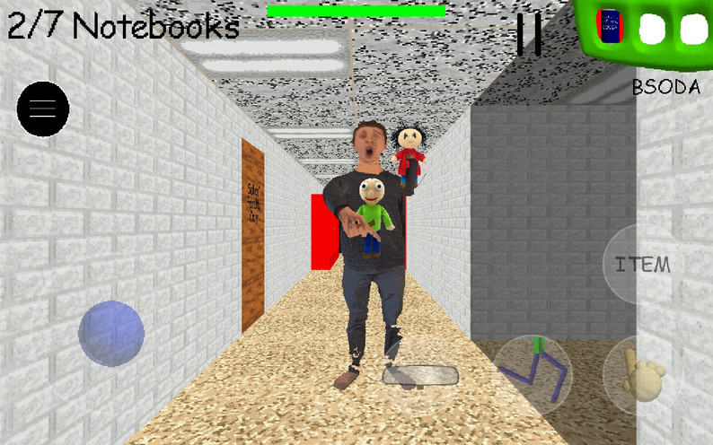 Baldi is stuck remastered android mod menu by Baldi V2.0