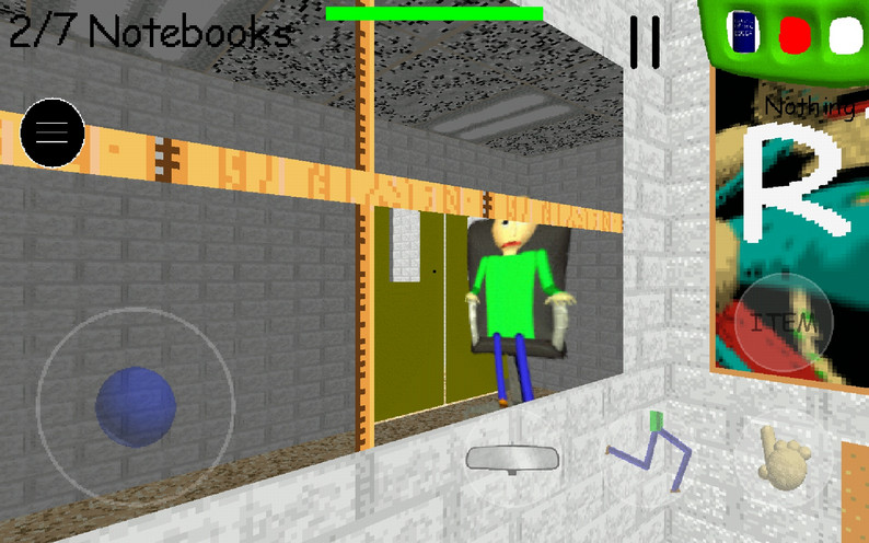 Baldi is stuck remastered android mod menu by Baldi V2.0