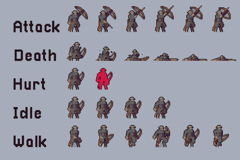 Free Underwater Enemies Sprite Pack by Free Game Assets (GUI, Sprite ...