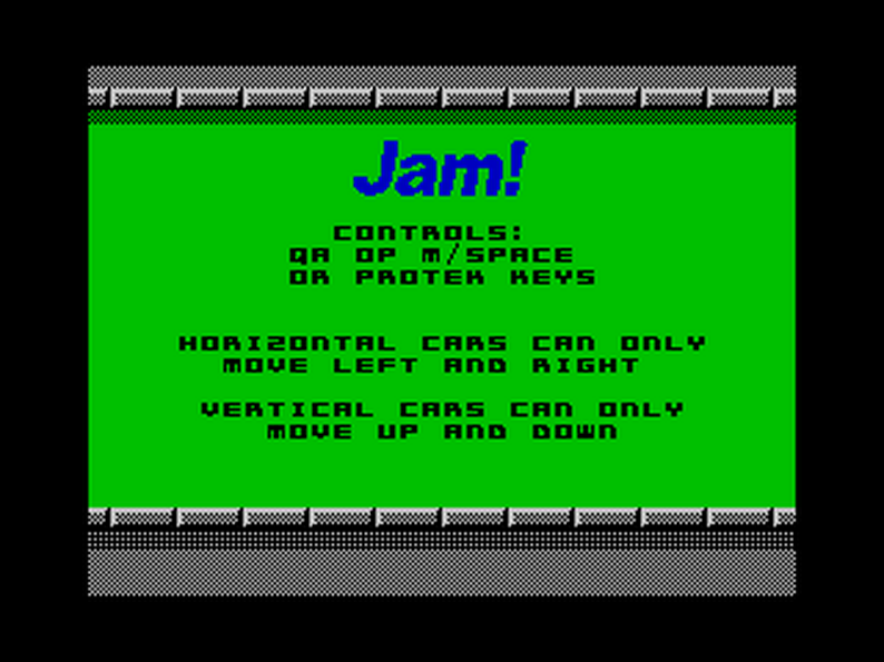 Jam! (ZX Spectrum) by Teknamic Software