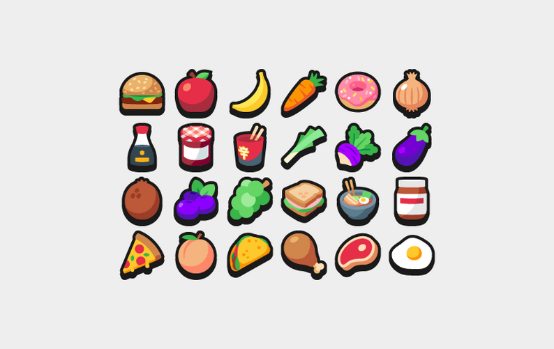 Vector Food Pack by RhosGFX
