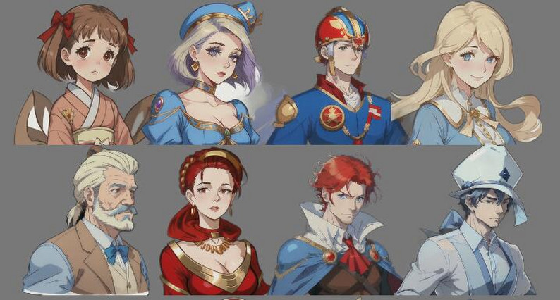 NPC character portrait 512x512 by xunzhaogangwan