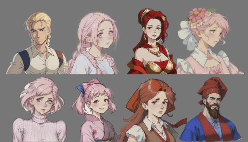 NPC character portrait 512x512 by xunzhaogangwan