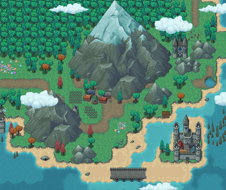 Winlu Fantasy Tileset - Overworld by WinLu