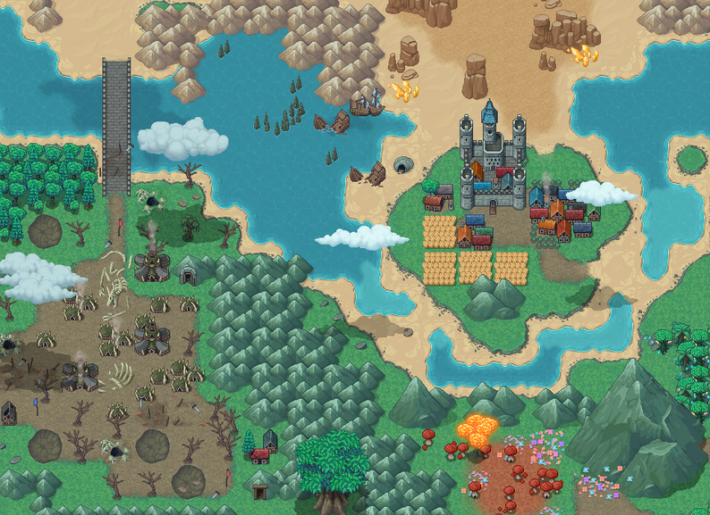 Winlu Fantasy Tileset - Overworld by WinLu