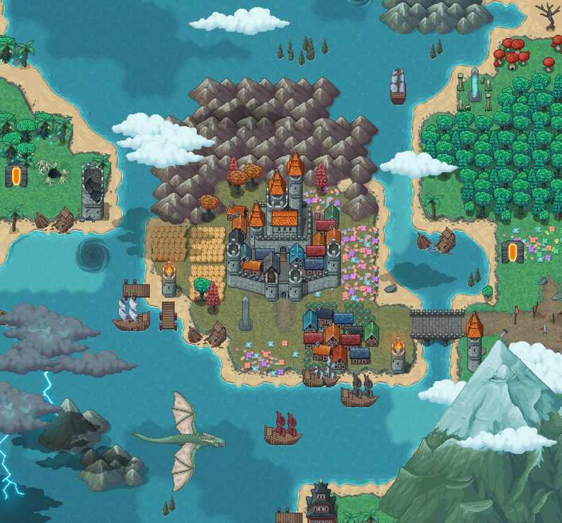 Winlu Fantasy Tileset - Overworld by WinLu