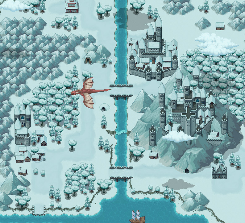 Winlu Fantasy Tileset - Overworld by WinLu