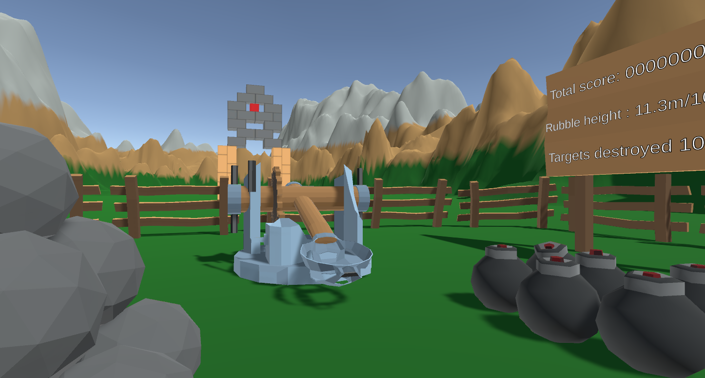 Art update - Catapult VR demo by RustyGears