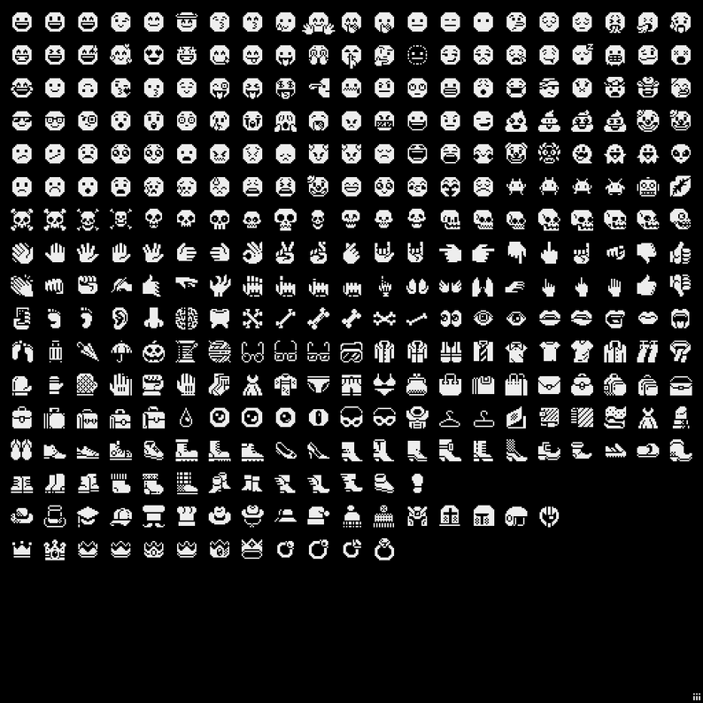 Mega 1-Bit icons bundle by PiiiXL