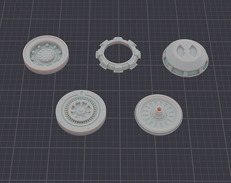 Free Kitbash Parts by designersoup