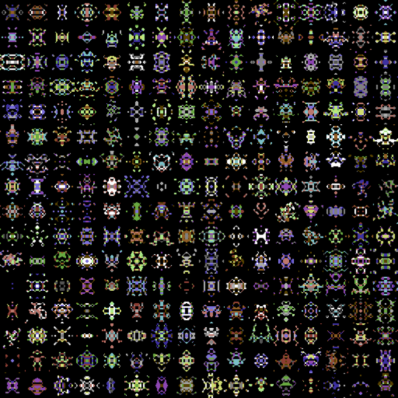 Random C64-style tiles pack 1 by Swiss Arcade Game Entertainment