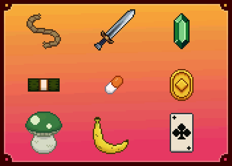 SPIN SPRITES - Asset Pack by The Old Square