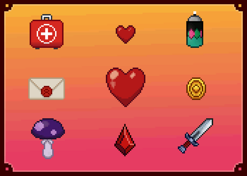 SPIN SPRITES - Asset Pack by The Old Square