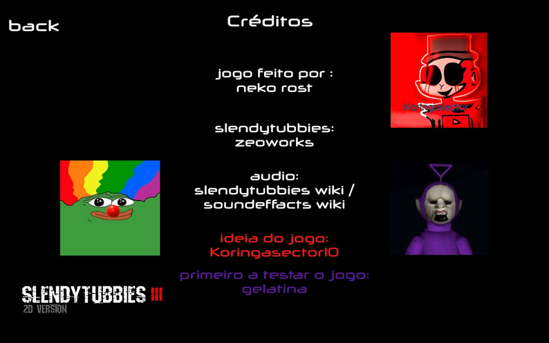 SLENDYTUBBIES 2D CAMPAIGN by NekoRost.co
