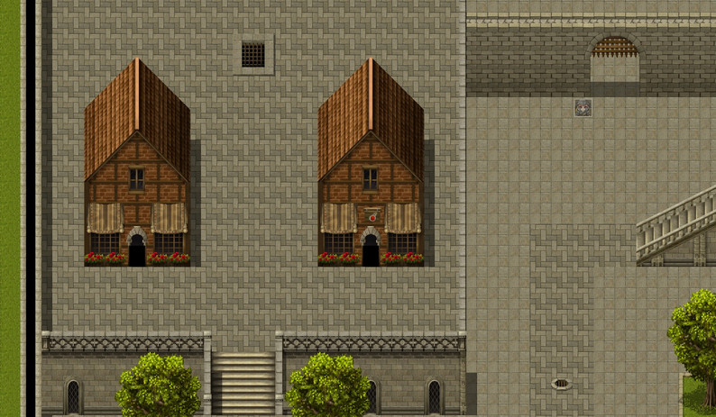 RPG Maker MZ Game Map (Fantasy Town) by DownSyndicate