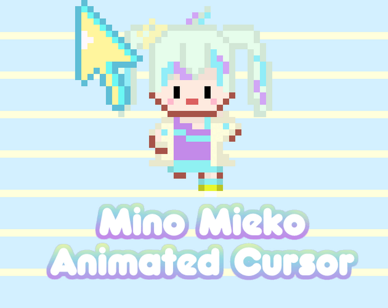 Mino Mieko 👑 Animated mouse cursor! by GamingWithMim